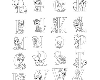 26 Letters Alphabet | Etsy