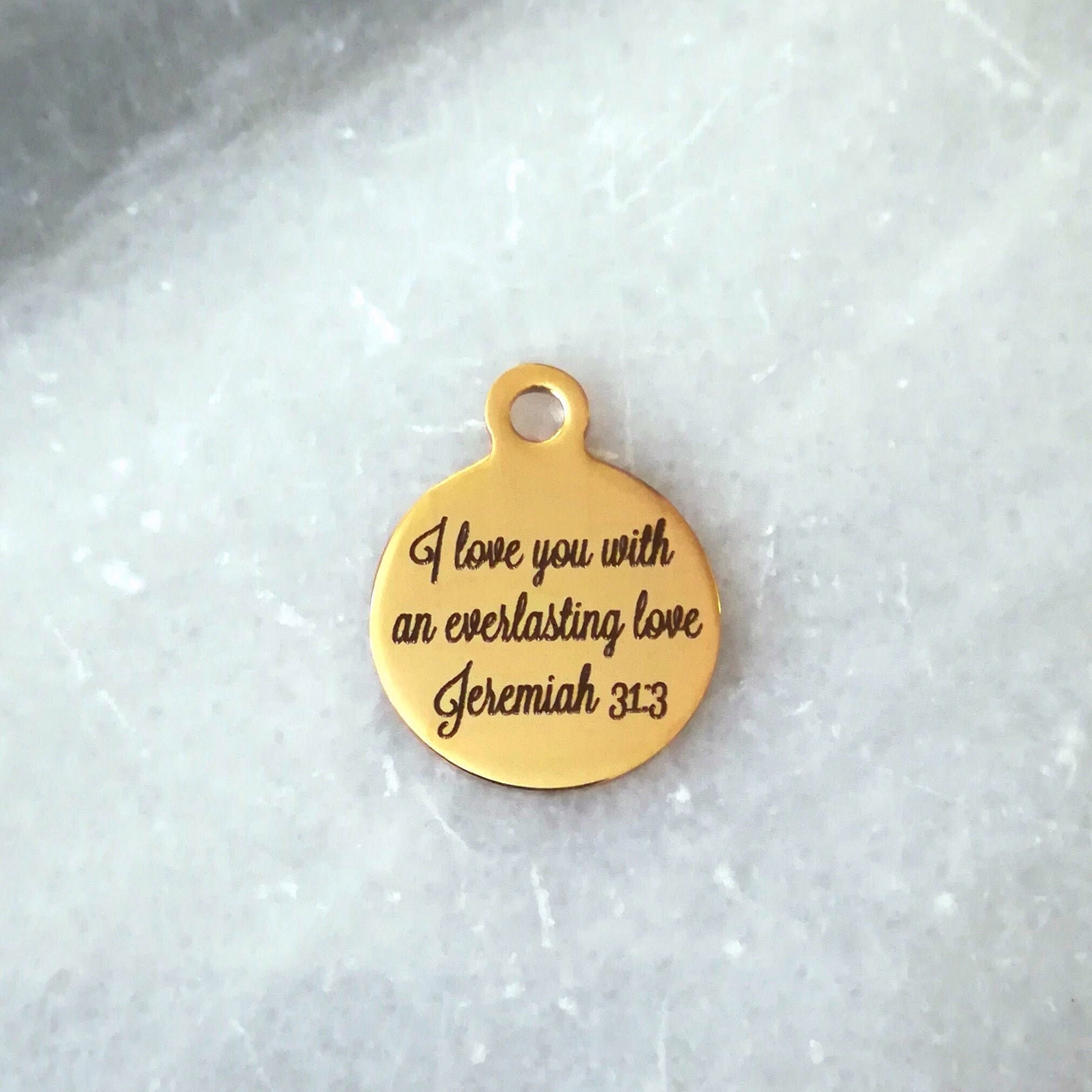Bible Verse Necklace Scripture Necklace Christian Necklace - Etsy Canada