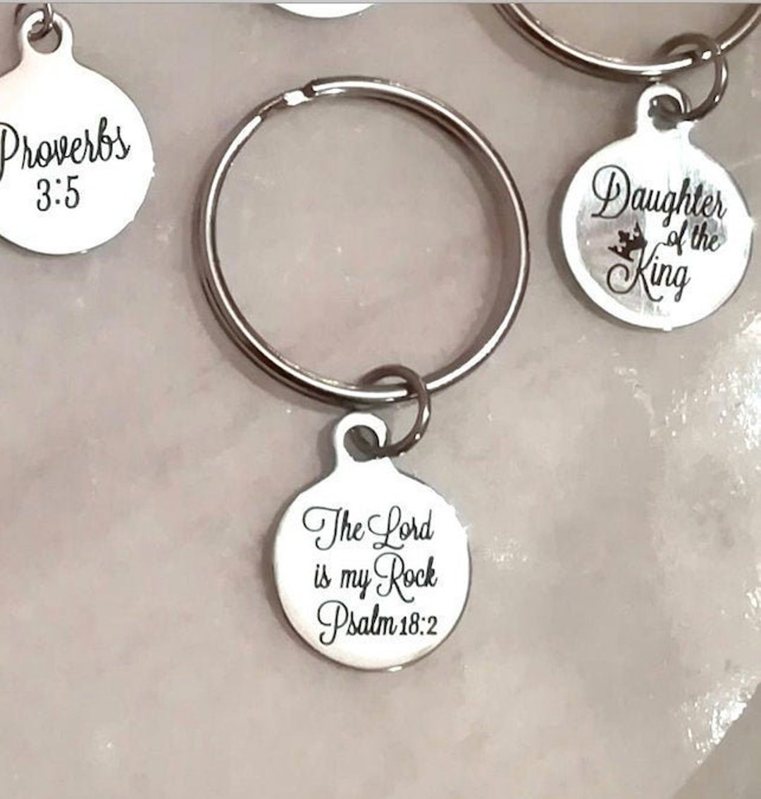 Bible Verse Keyring, Scripture Keyring, Christian Keyring, Christian ...
