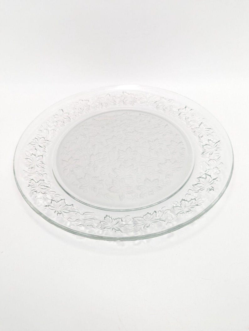 Vintage Princess House Fantasia Pattern Platter Crystal Serving Tray - Etsy