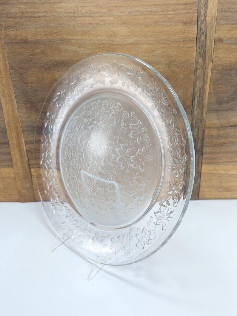 Vintage Princess House Fantasia Pattern Platter Crystal Serving Tray - Etsy