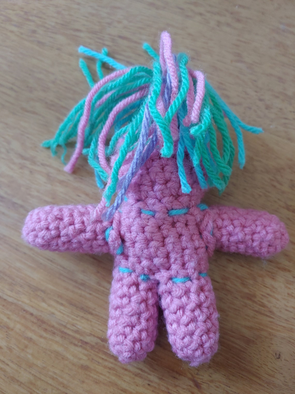 Mini Voodoo Doll With Hair - Etsy