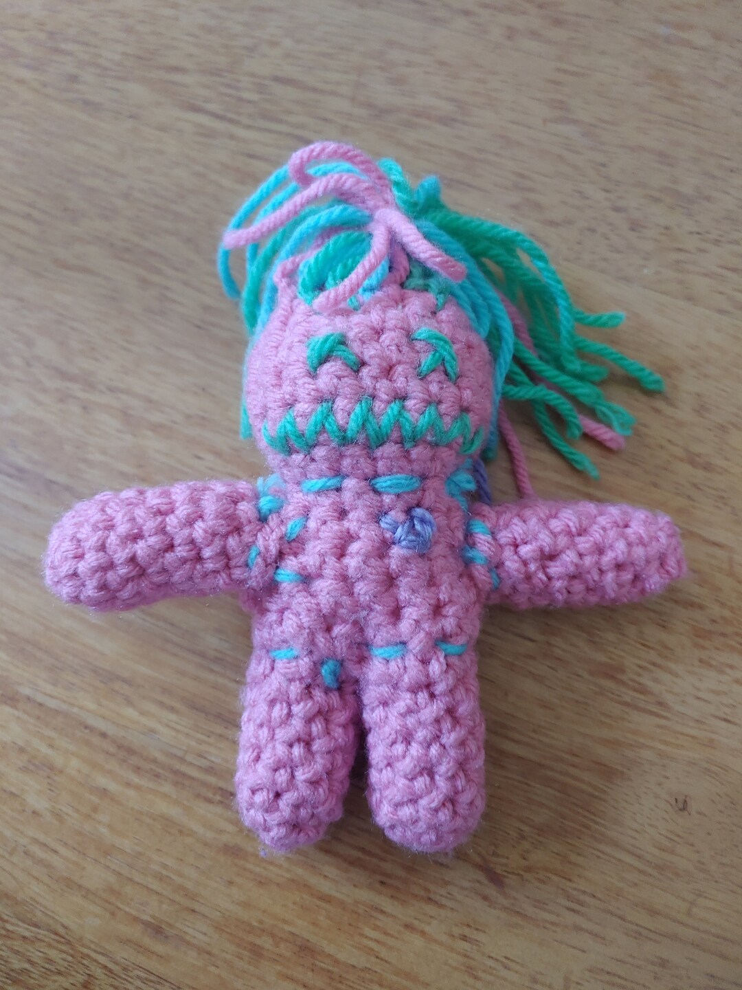Mini Voodoo Doll With Hair - Etsy