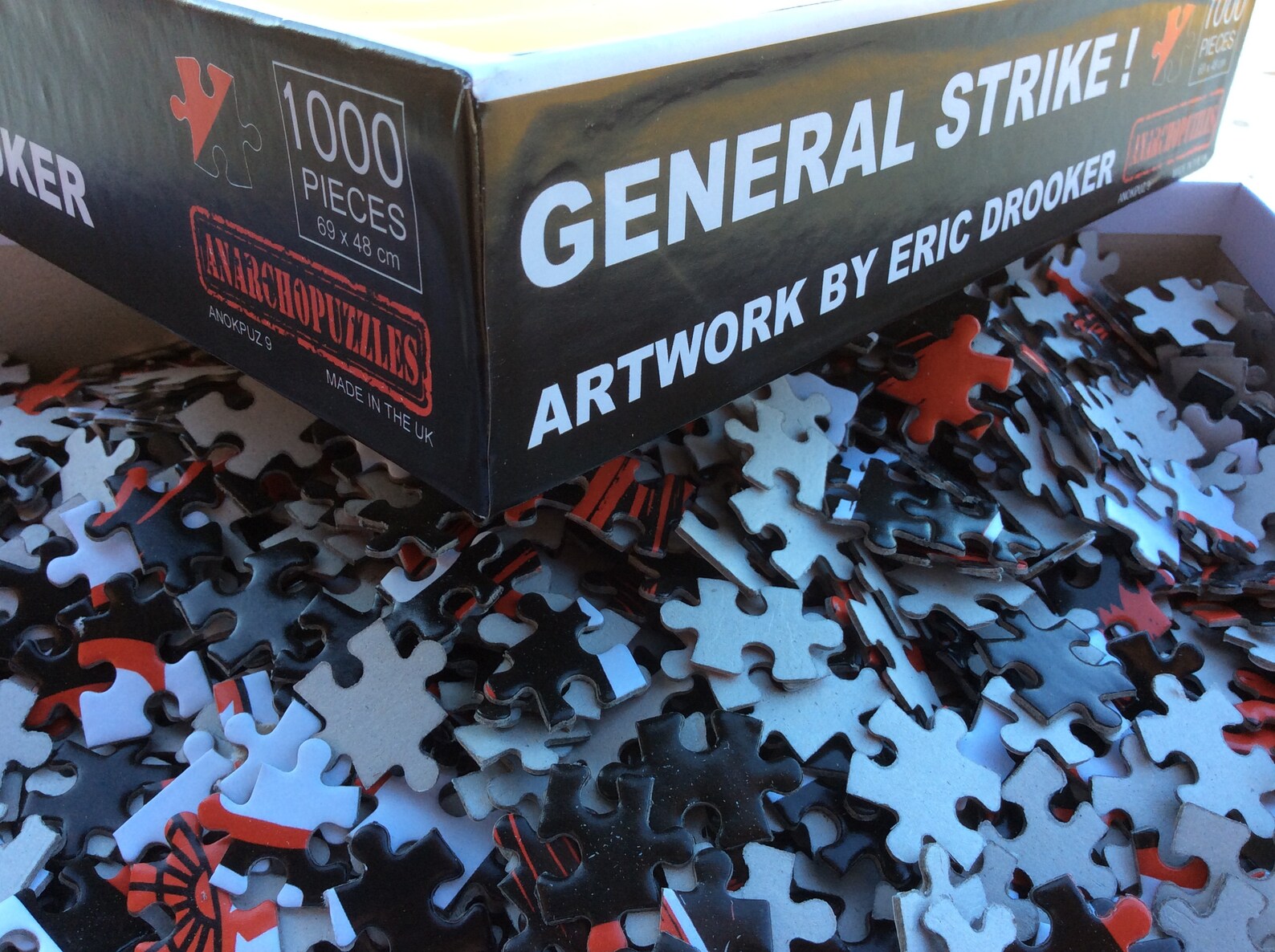 General Strike! Poster by Eric Drooker 1000 Piece Jigsaw Puzzle *9 - Etsy