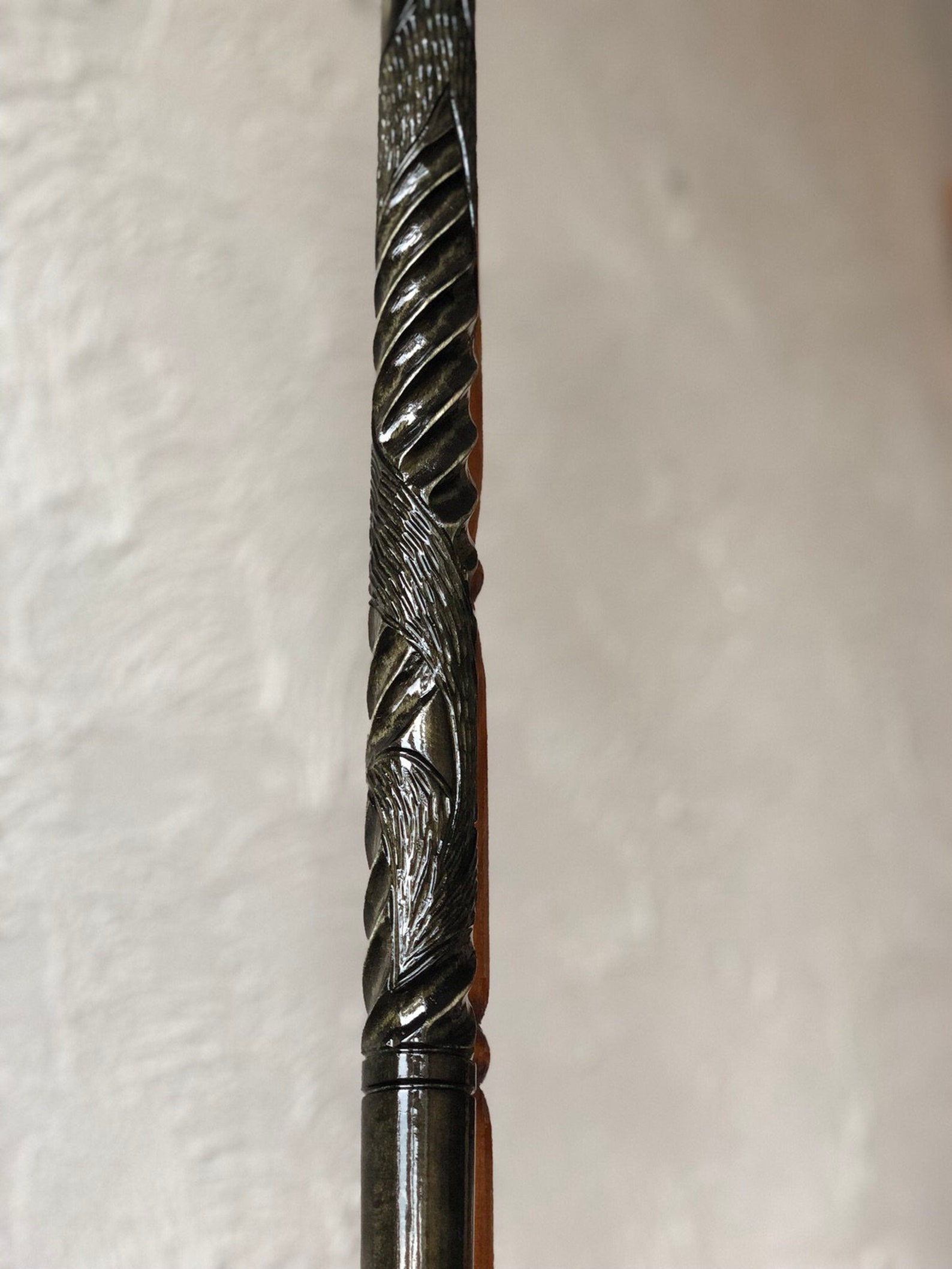 Raven Walking Cane Raven Black Walking Stick Raven Walking | Etsy UK