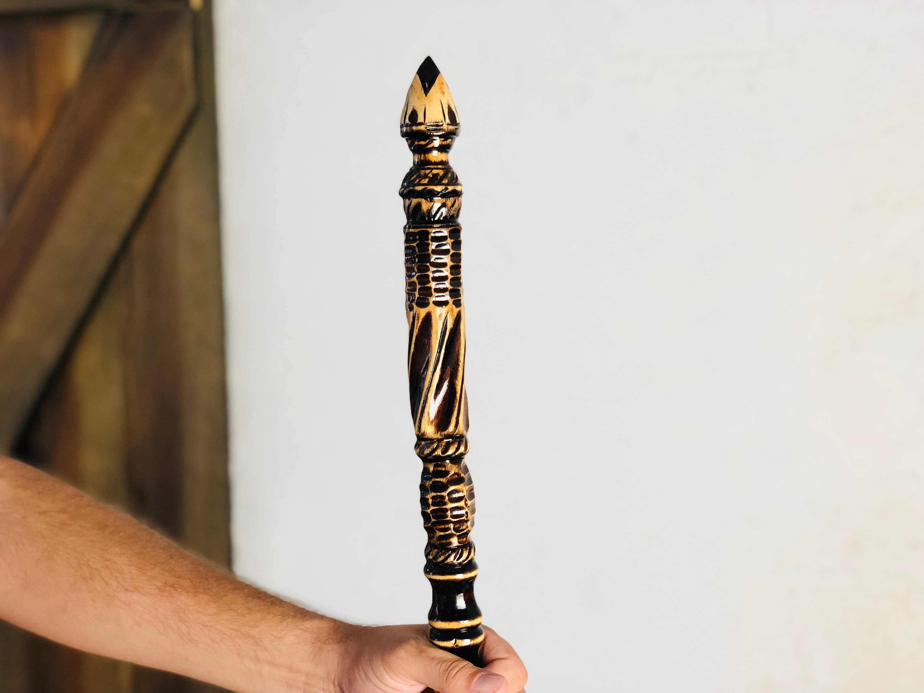 Wizard Staff Mage's Staff Wizard Magic Staff Walking | Etsy