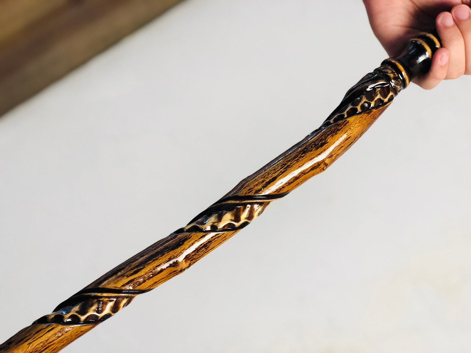 Wizard Staff Mage's Staff Wizard Magic Staff Walking | Etsy