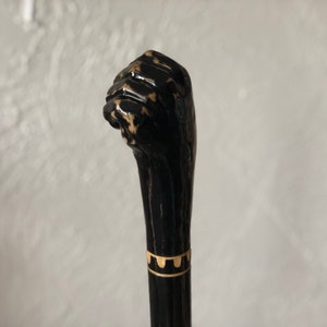 Walking Cane Fist Wakking Stick Fist Cane Carved Walking Stick Handmade ...