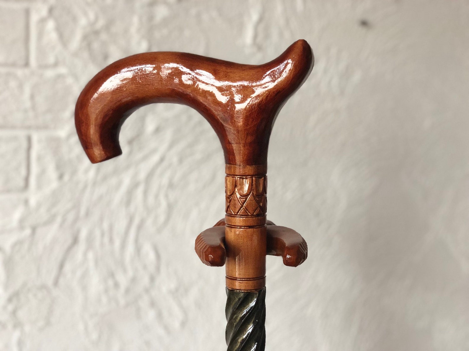 Carved Cane Wooden Walking Cane Walking Stick Cane Hand Carved - Etsy
