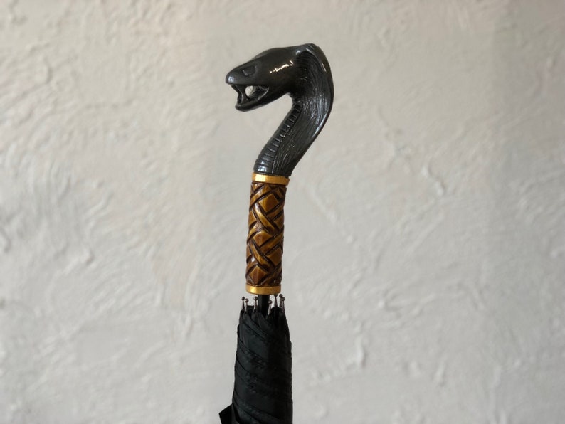 Handmade Snake Umbrella Handle Wood Handle Umbrella Custom - Etsy