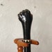 Walking Cane Fist Wakking Stick Fist Cane Carved Walking Stick Handmade ...