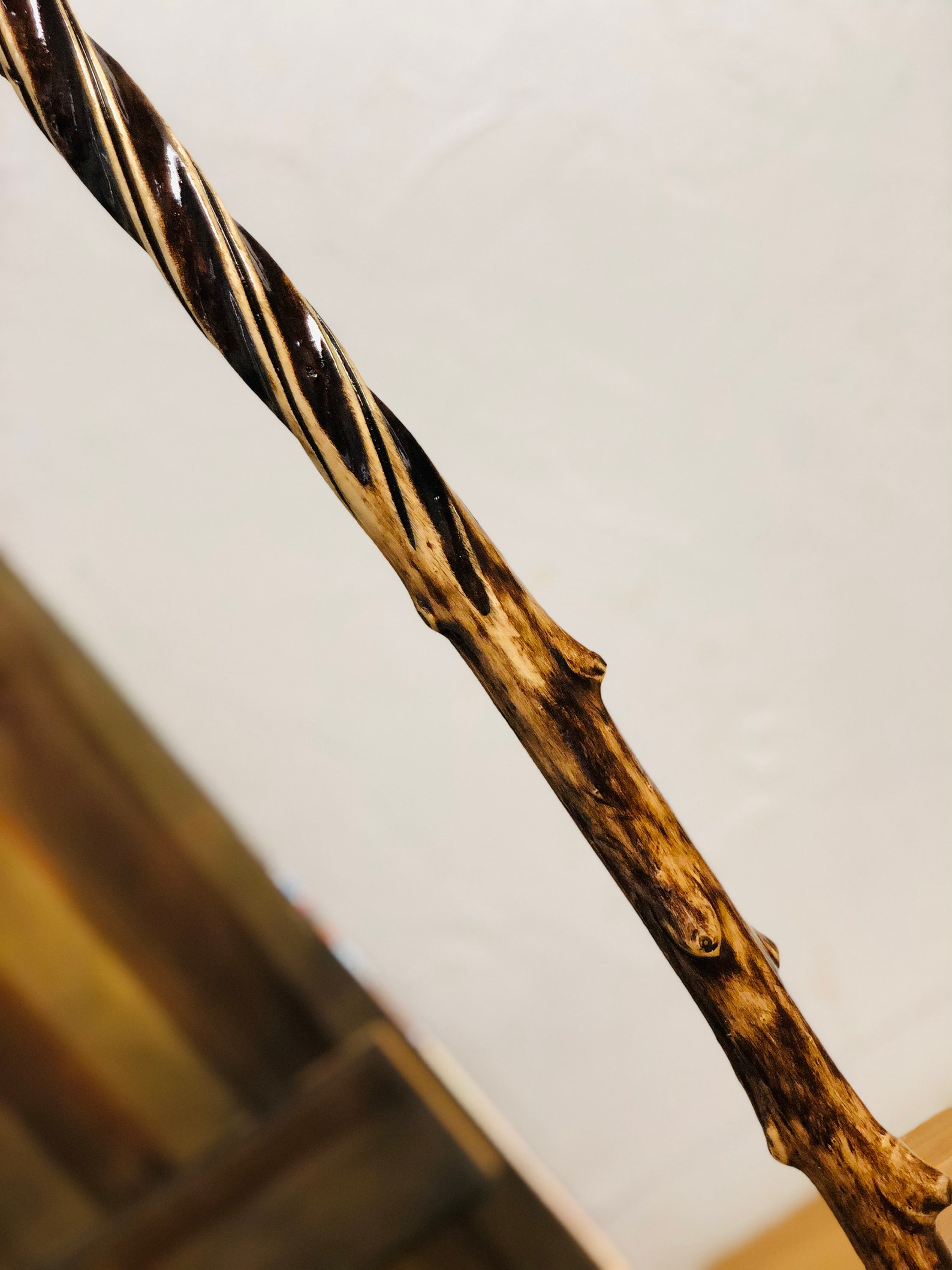 Mage Staff Wooden Hiking Stick Wizard Staff Handmade - Etsy