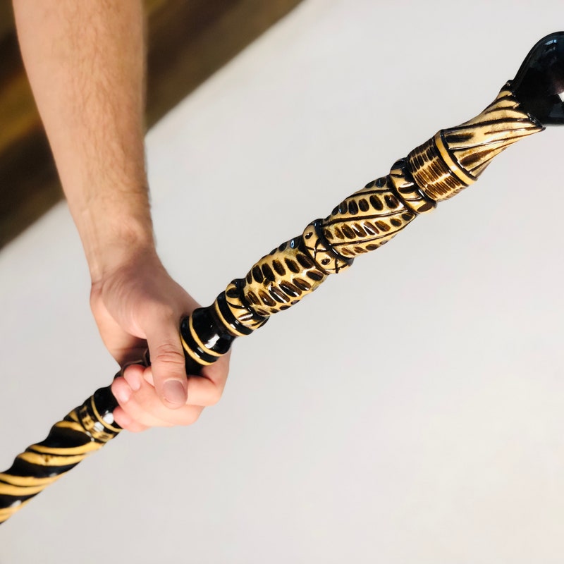 Hand Carved Walking Sticks - Etsy