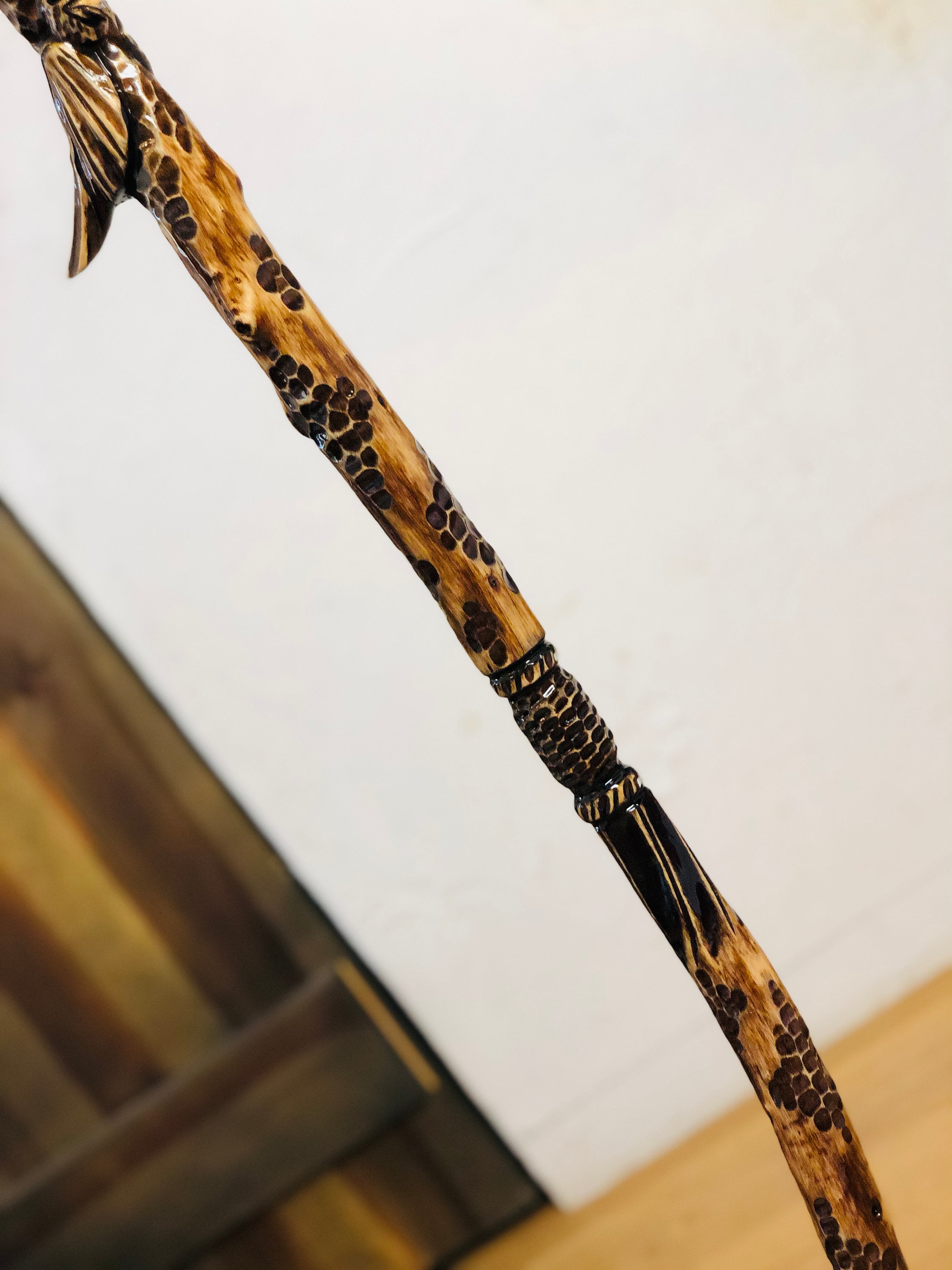 Wizard staff mage staff walking staff magic staff hiking | Etsy