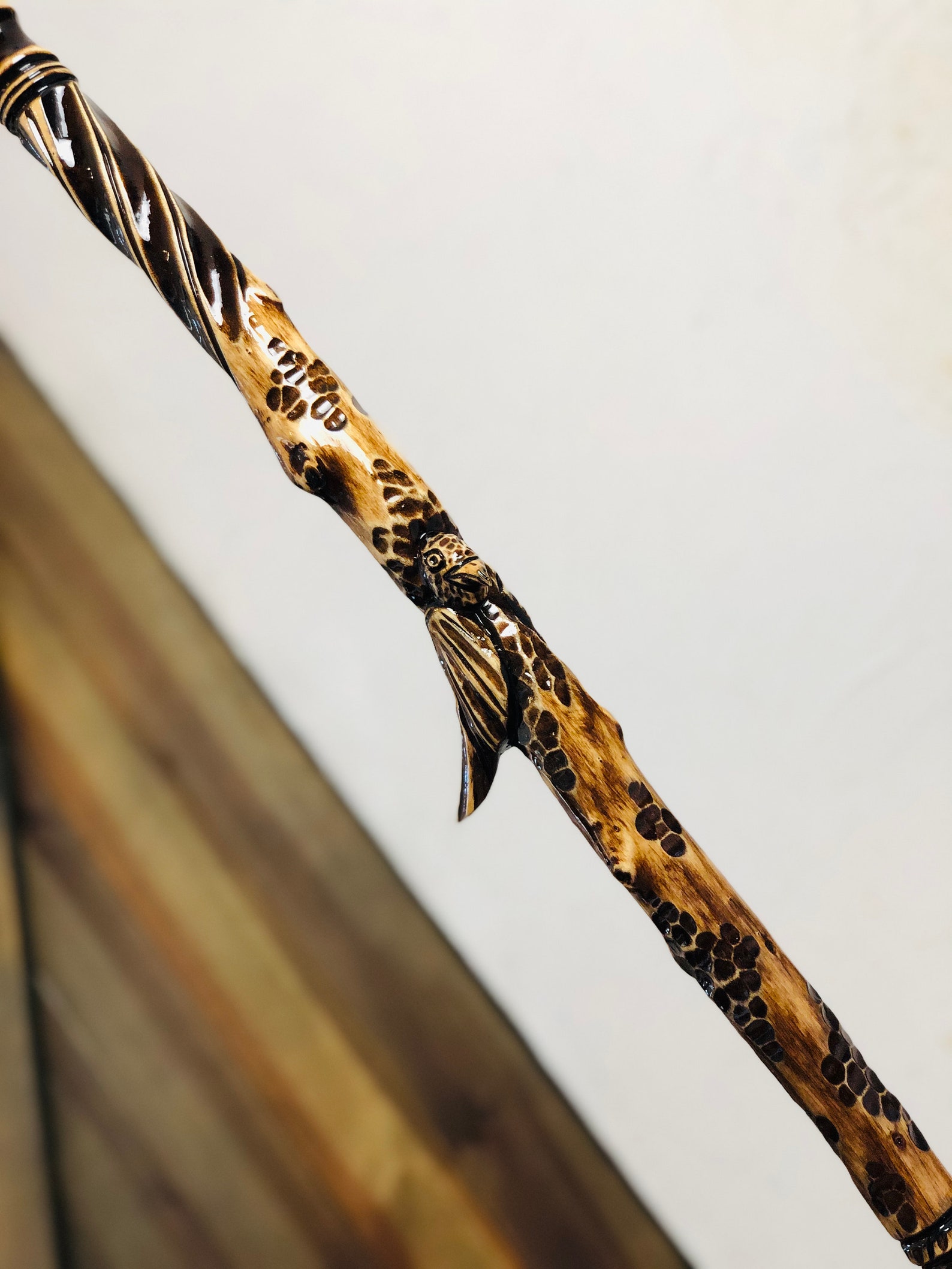 Wizard staff mage staff walking staff magic staff hiking | Etsy