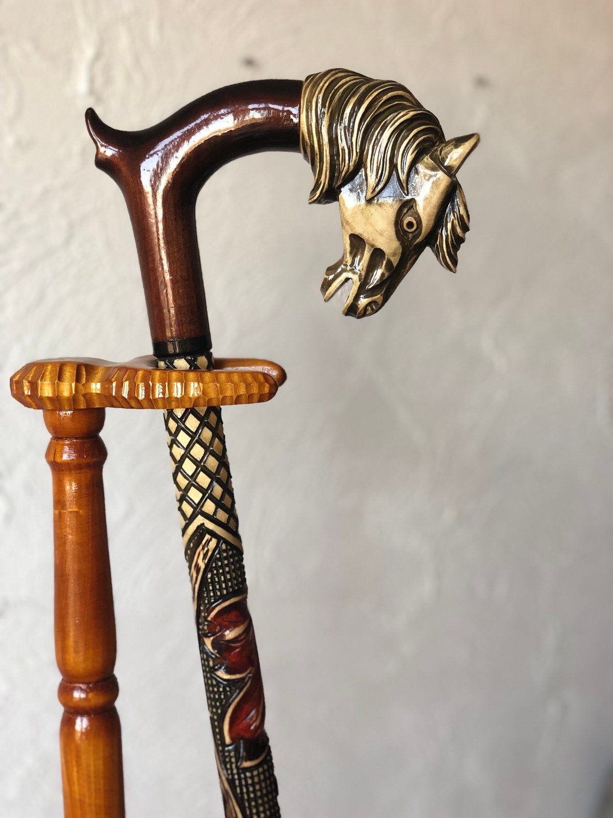 Hand Carved Walking Sticks Walking Sticks for Hiking Unique | Etsy