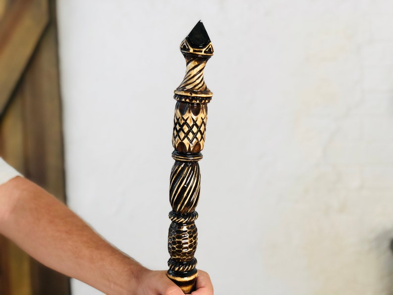 Walking Staff Larp Staff Wizard Staff Hiking Staff Mage - Etsy