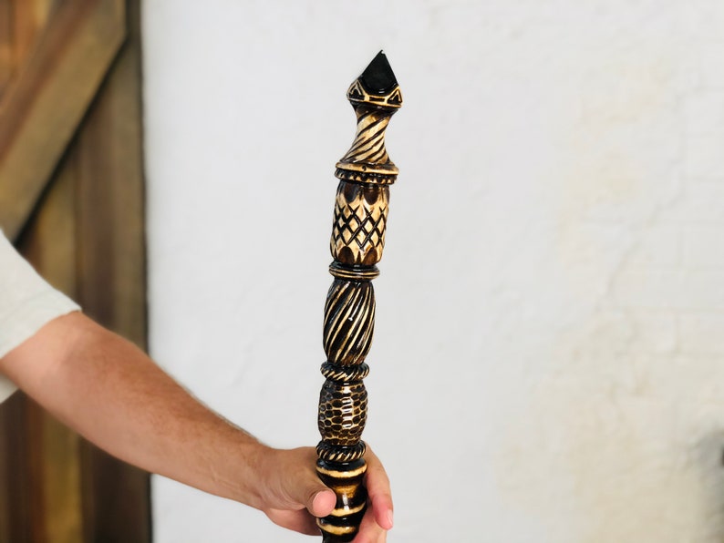 Walking Staff Larp Staff Wizard Staff Hiking Staff Mage - Etsy