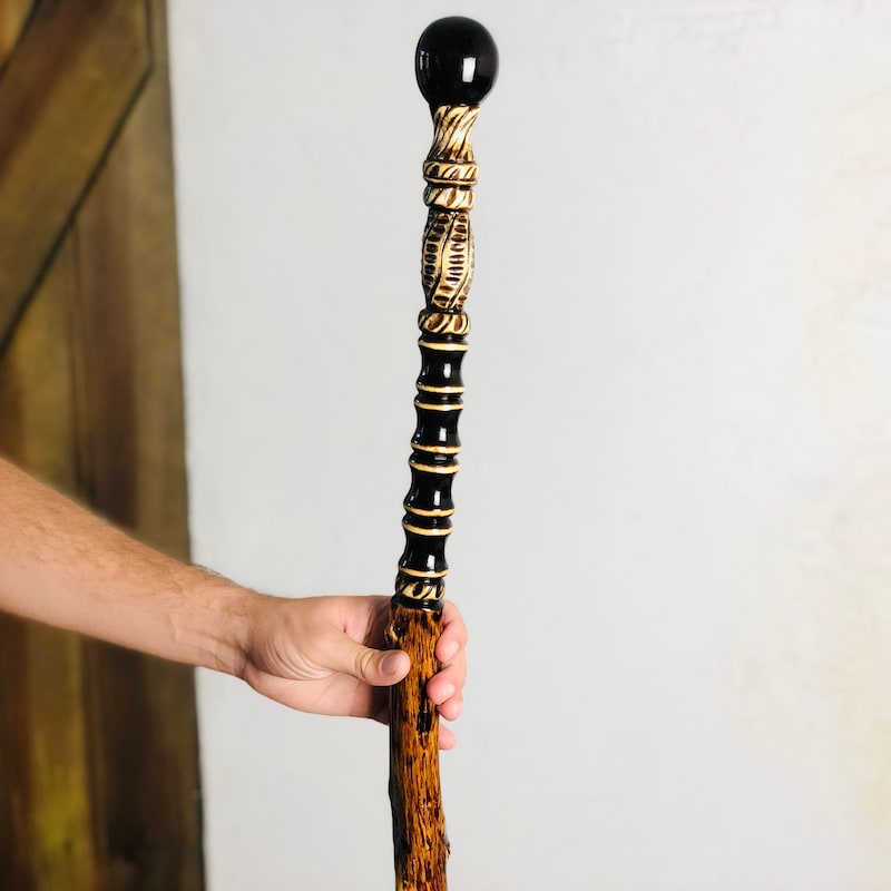 Wooden Staff - Etsy