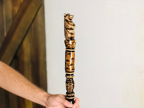 Wizard Staff Walking Staff Larp Staff - Etsy