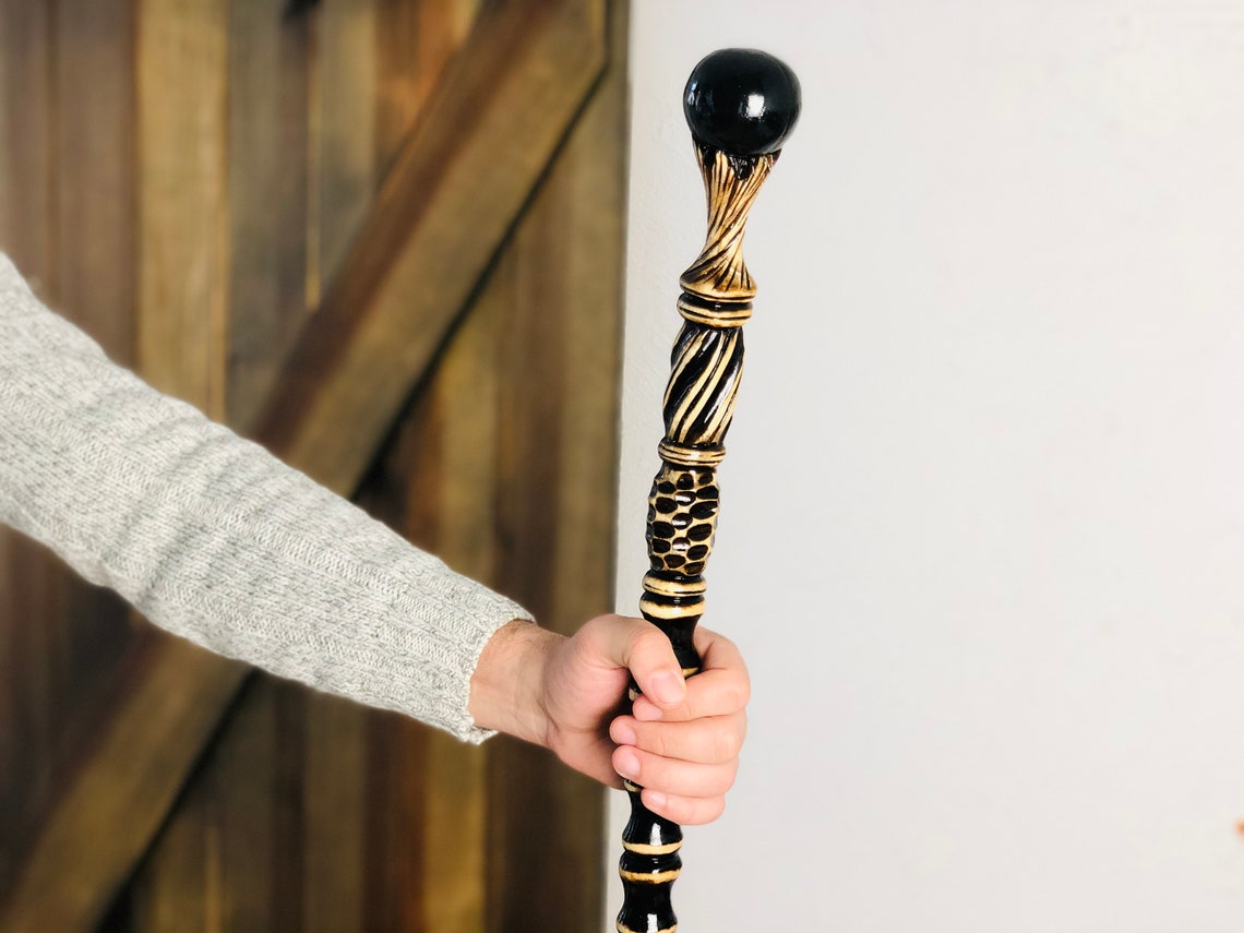 Wooden hiking Stick Wood walking stick Hiking staff Wood | Etsy