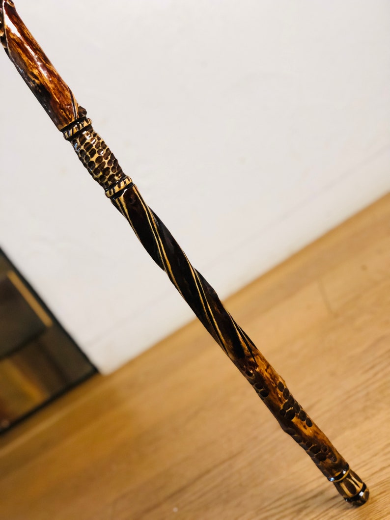 Larp Staff Hiking Pole Wizard Staff Hiking Staff Mage - Etsy