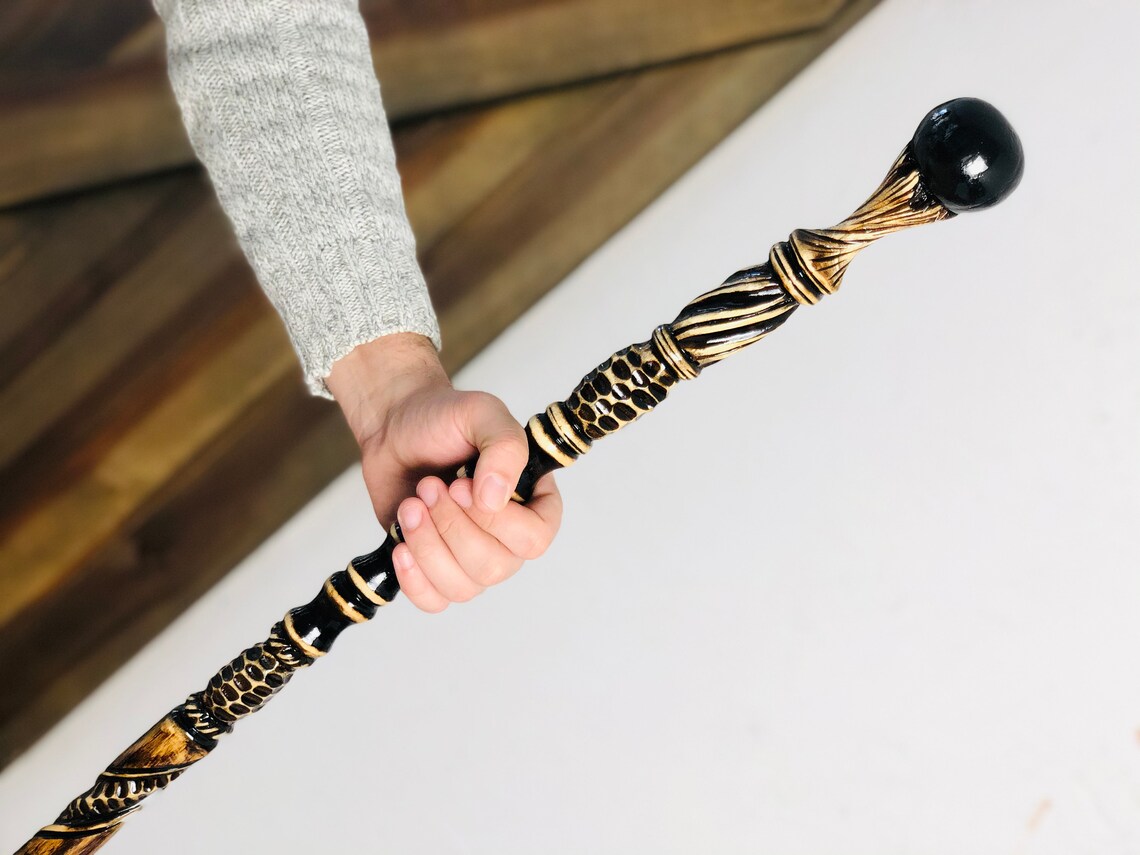 Wooden hiking Stick Wood walking stick Hiking staff Wood | Etsy