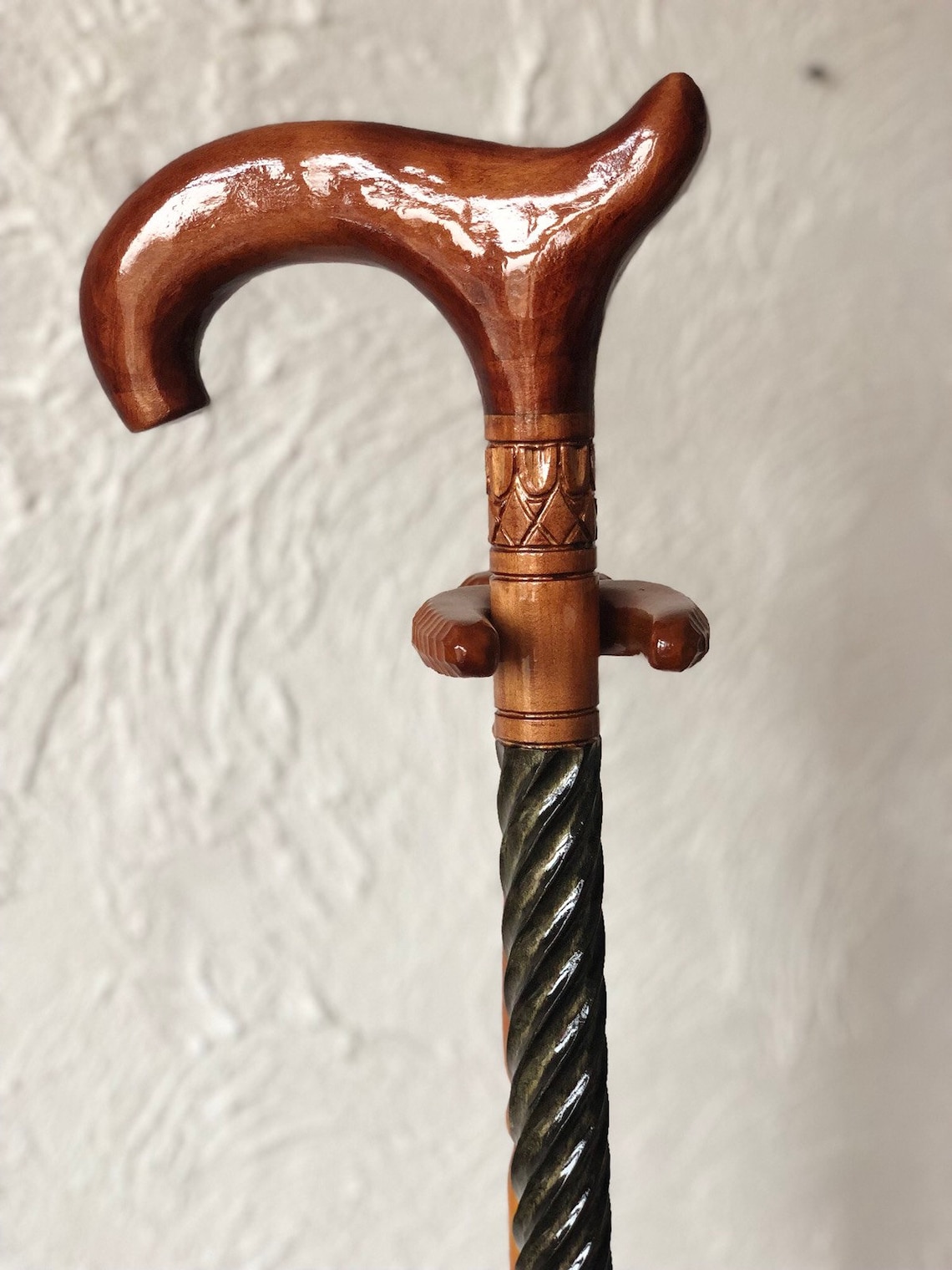 Carved Cane Wooden Walking Cane Walking Stick Cane Hand Carved - Etsy