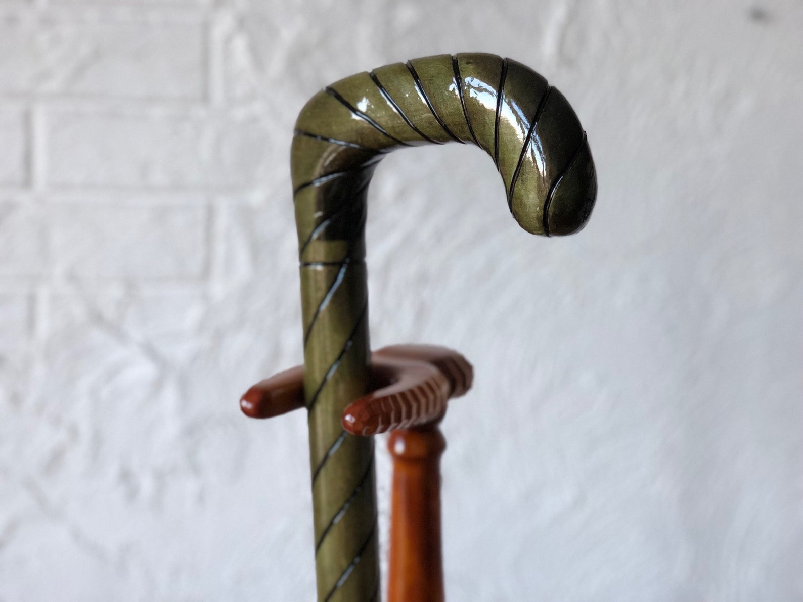 Wood Walking Cane Wood Walking Stick Wooden Cane Walking | Etsy