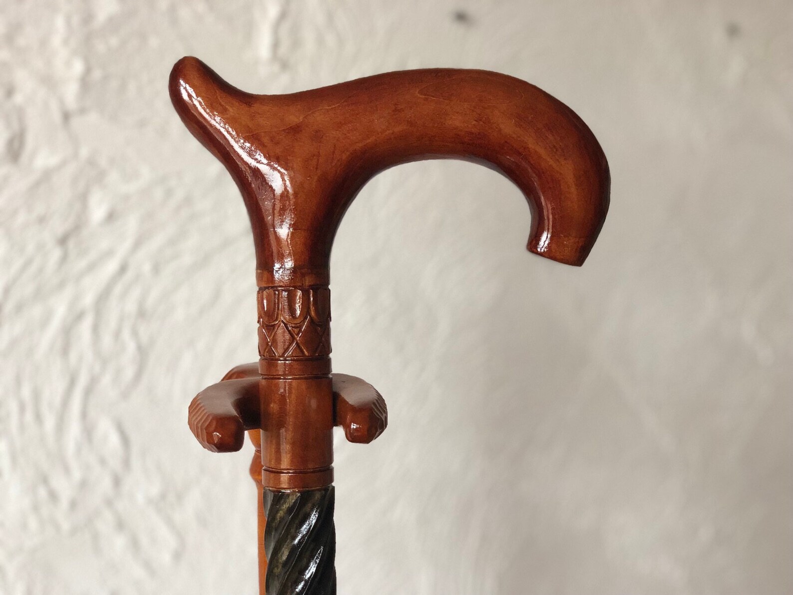 Carved Cane Wooden Walking Cane Walking Stick Cane Hand Carved - Etsy