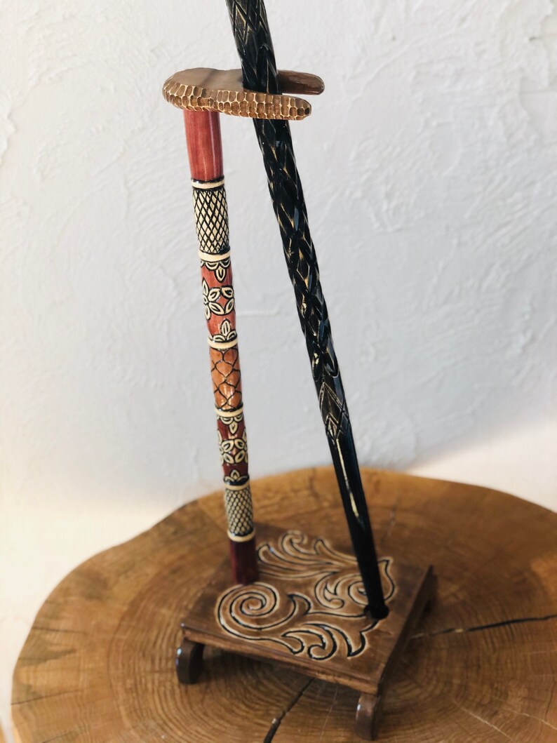 Wooden Umbrella Stand Handmade Walking Cane Holder Cane Stand | Etsy
