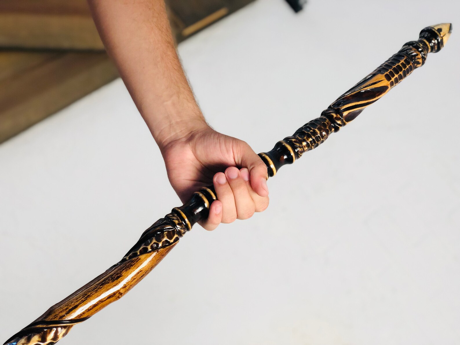 Wizard Staff Mage's Staff Wizard Magic Staff Walking | Etsy