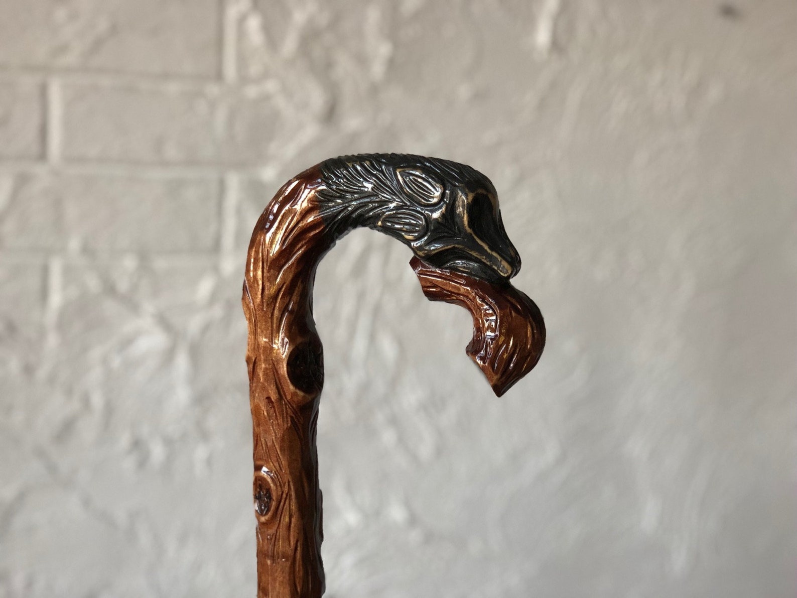 Unique Umbrella Hand Carved Umbrella for Men Custom Umbrella | Etsy