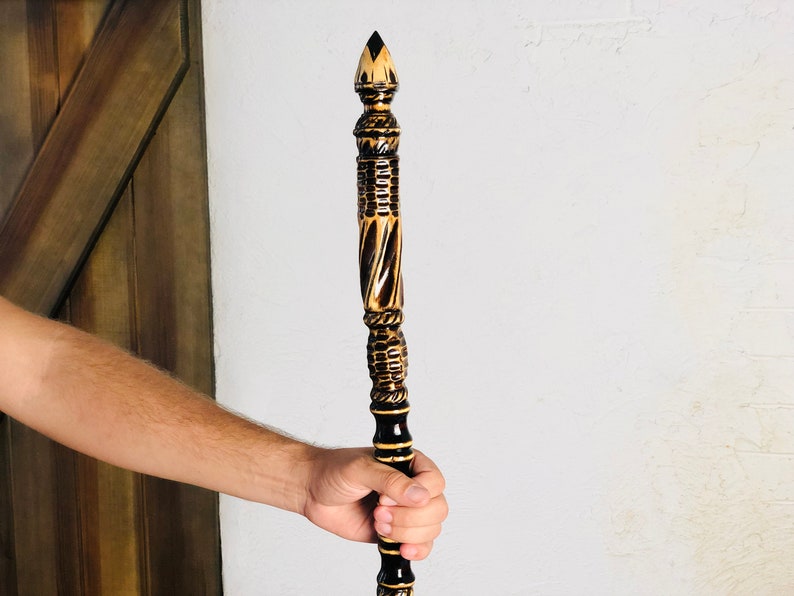 Wizard Staff Mage's Staff Wizard Magic Staff Walking | Etsy