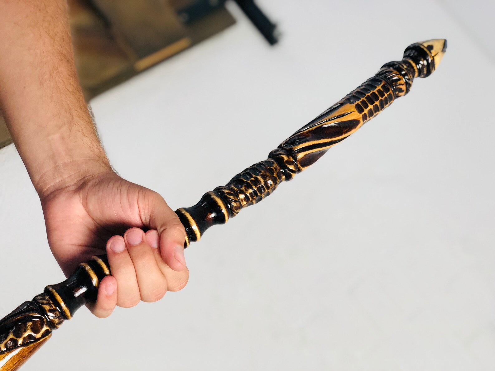 Wizard Staff Mage's Staff Wizard Magic Staff Walking | Etsy