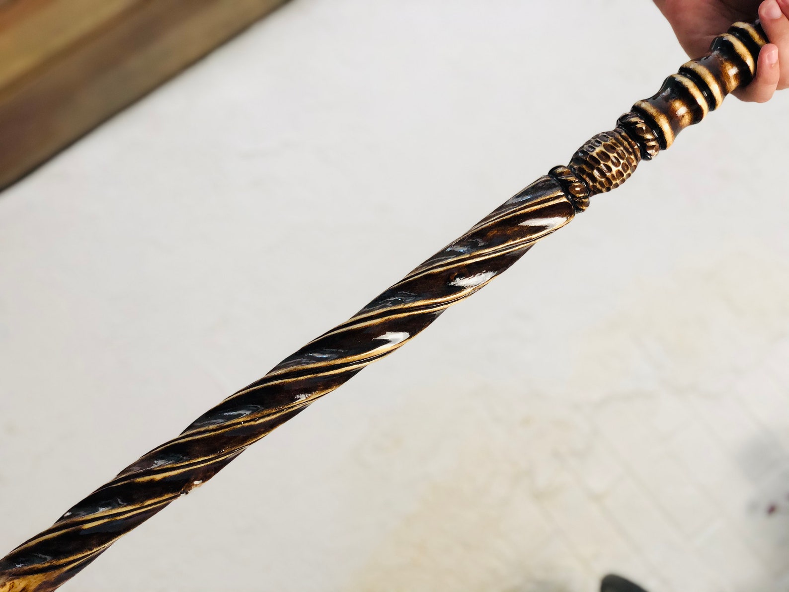 Walking Staff Larp Staff Wizard Staff Hiking Staff Mage | Etsy