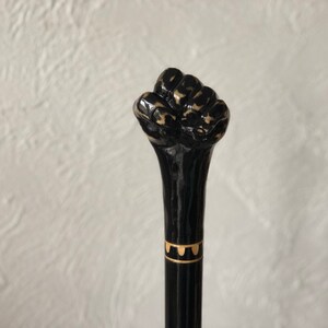 Walking Cane Fist Wakking Stick Fist Cane Carved Walking Stick Handmade ...