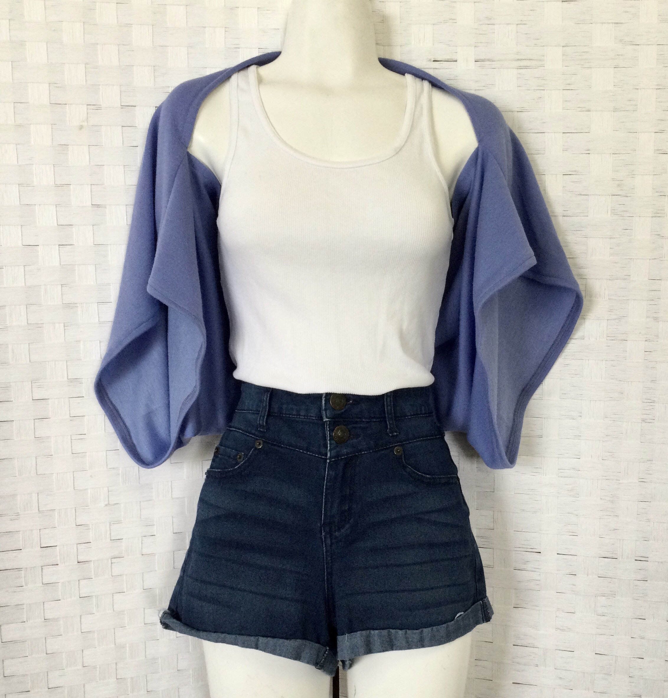 Shrug Soft Lightweight Stretch Knit Tube Shrug Lavender - Etsy