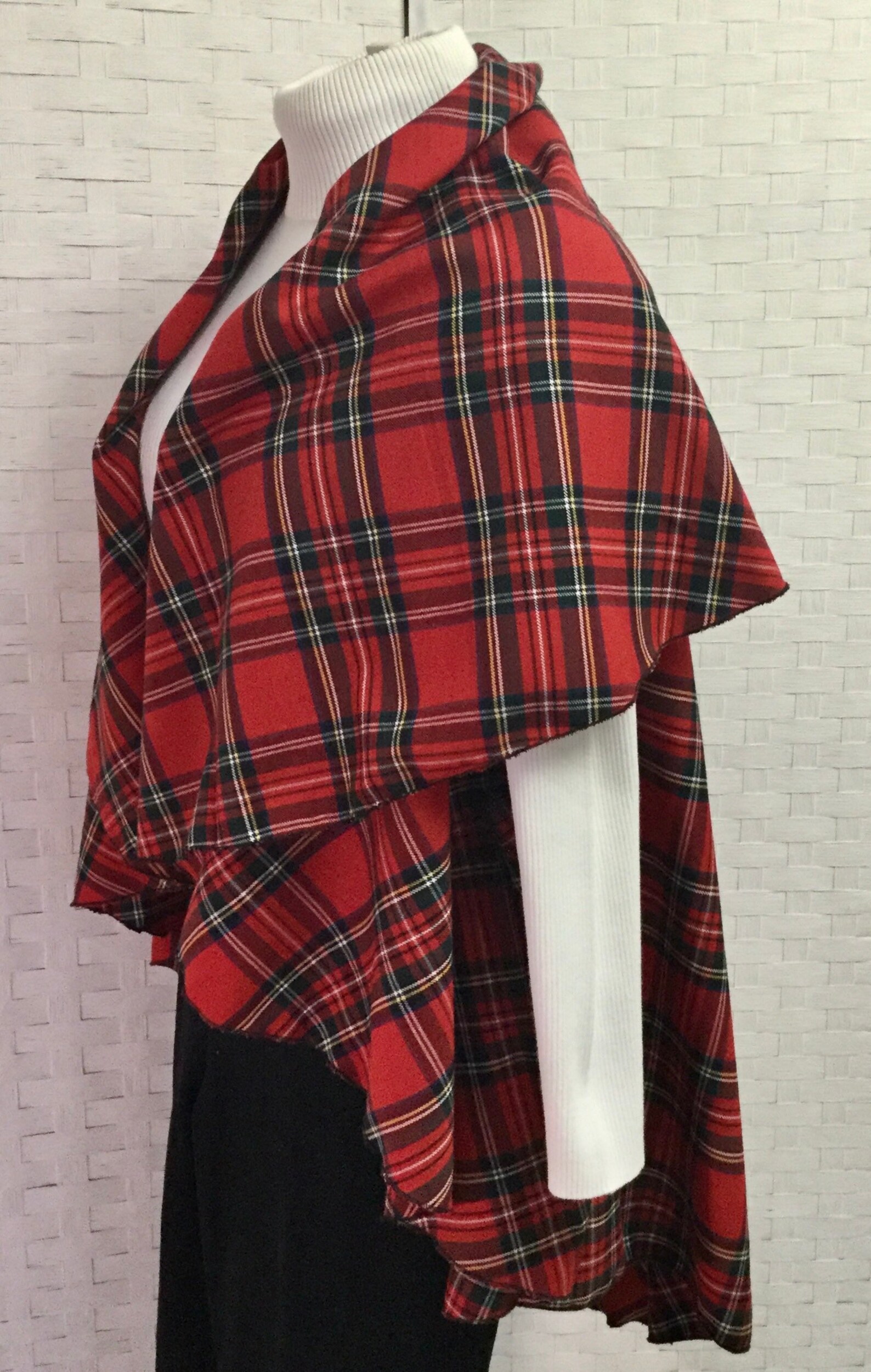 Round Wrap Circle Wrap Plaid Wrap Full Circle Wrap Plaid - Etsy