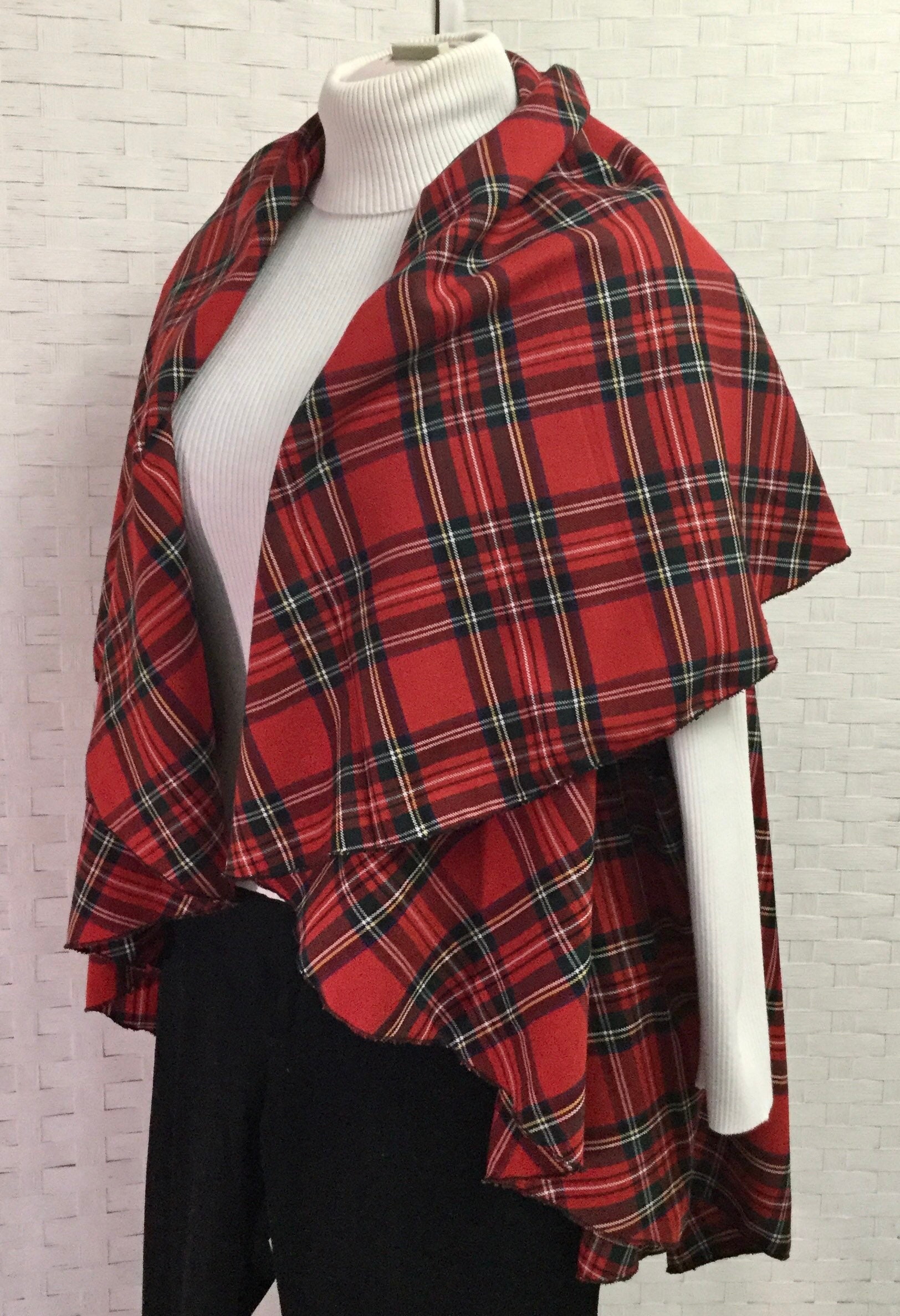 Round Wrap, Circle Wrap, Plaid Wrap, Full Circle Wrap, Plaid Circle ...