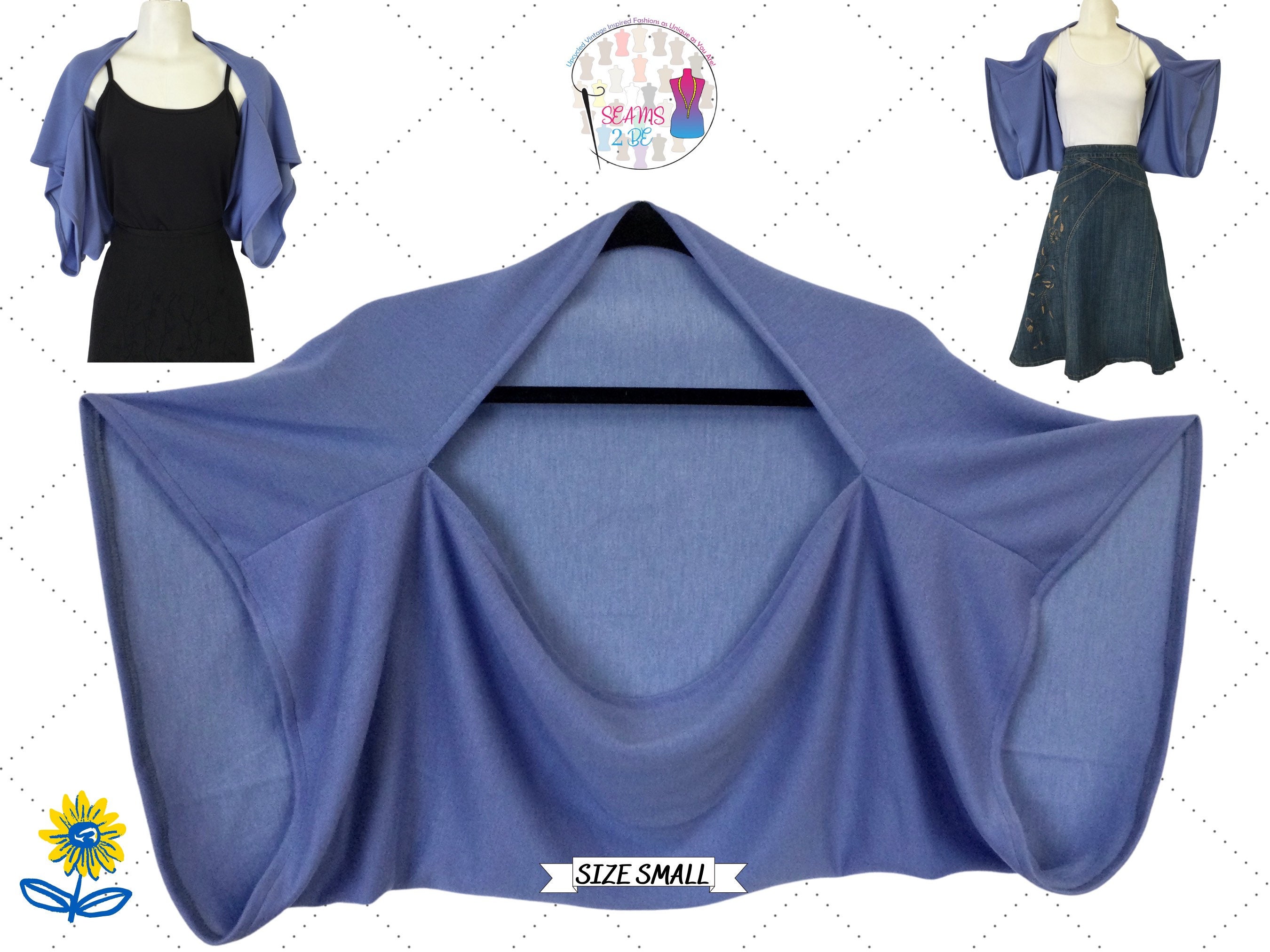 Shrug, Soft Lightweight Stretch Knit Tube Shrug, Lavender Shrug, OOAK ...