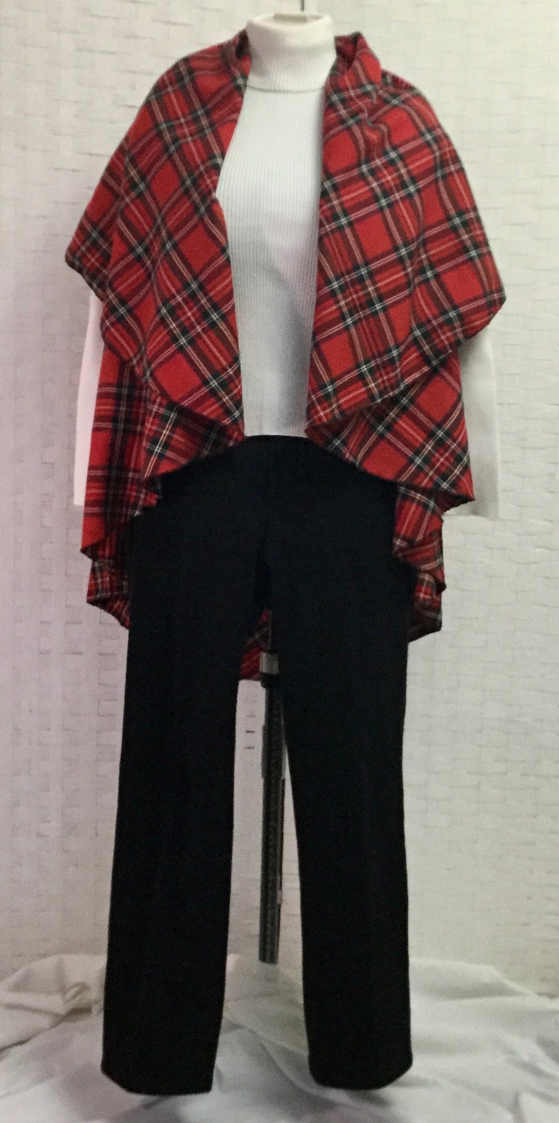 Round Wrap Circle Wrap Plaid Wrap Full Circle Wrap Plaid - Etsy