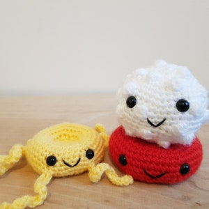 Crochet Science Biology Blood Cells White Blood Cell Red - Etsy