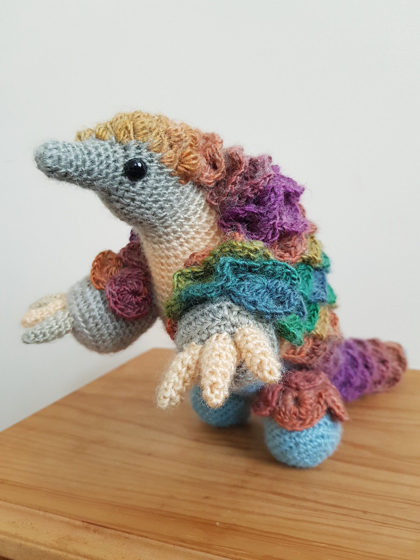 Pangolin Stuffed Animal Plush Toy Handmade Crochet Choose Your | Etsy