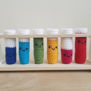 Large Chemistry Set Handmade Crochet Science Plush - Etsy
