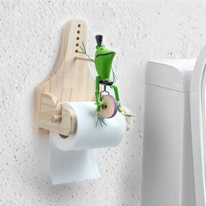 Toilet Paper Riding Frog - Etsy