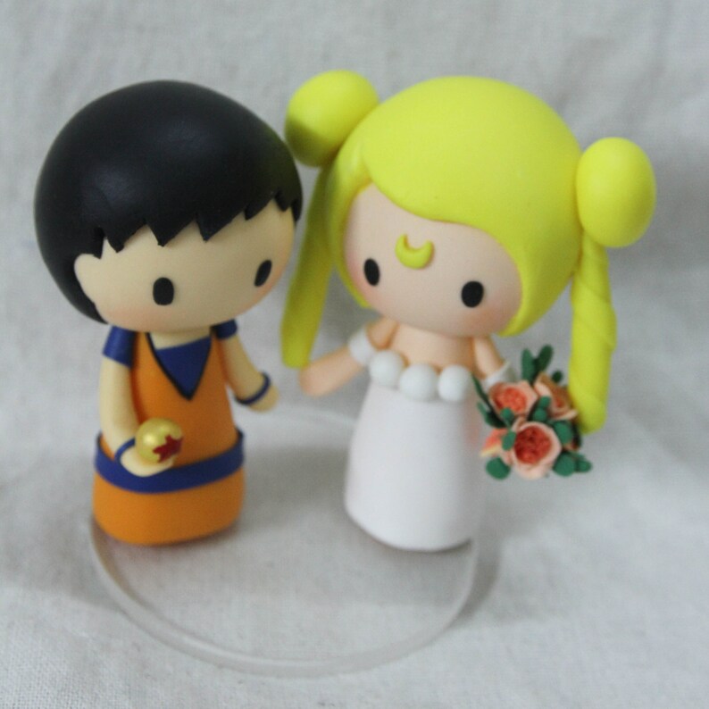 Wedding Cake Topper Japanese Anime Inspire Wedding Cake - Etsy