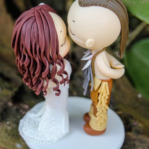 Traditional Native American Wedding Cake Topper Indigenous Wedding ...