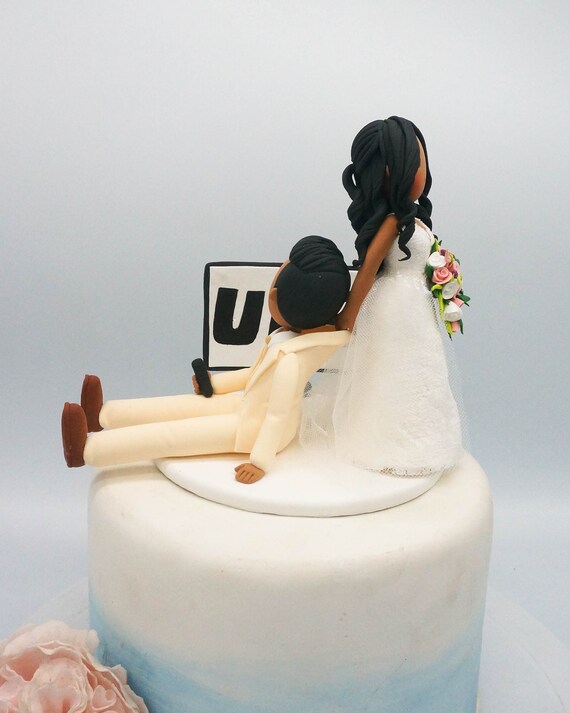 UFC Wedding Cake Topper Funny Wedding Cake Topper Bride - Etsy