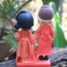 Chinese Wedding Cake Topper Chinese Traditional Wedding Dress - Etsy